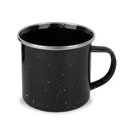 Emaille Tasse 350 ml schwarz