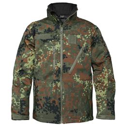 Mil-Tec Softshell Jacke SCU 14 flecktarn, Gr&ouml;&szlig;e L