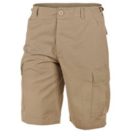 Mil-Tec Bermuda Ripstop Prewashed khaki, Gr&ouml;&szlig;e XL
