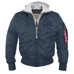 Alpha Industries MA-1 D-Tec Bomberjacke repl.-blue, Gr&ouml;&szlig;e 3XL