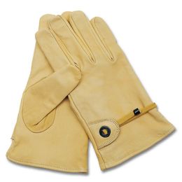 MFH Western Lederhandschuhe gef&uuml;ttert beige, Gr&ouml;&szlig;e S/7