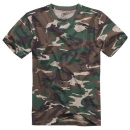 Brandit Premium T-Shirt Cotton woodland, Gr&ouml;&szlig;e 7XL