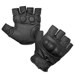 Mil-Tec Tactical Fingerlinge Leder schwarz, Gr&ouml;&szlig;e M