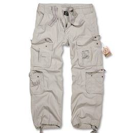 Brandit Pure Vintage Trouser Cargo Hose old white, Größe S