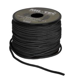 Mil-Tec Commando Seil Rolle 5mm (70M) schwarz