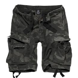 Brandit Basic Vintage Shorts Cargo (Sale) darkcamo, Gr&ouml;&szlig;e 6XL