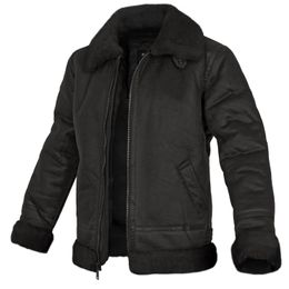 Alpha Industries B3 FL Fliegerjacke black/black, Gr&ouml;&szlig;e XL