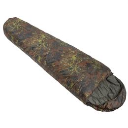 Schlafsack Mumie 2-lagig flecktarn