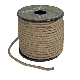 Mil-Tec Commando Seil Rolle 7mm (50M) coyote