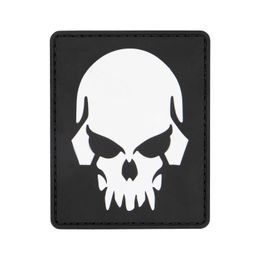 Rubber Patch Skull Large schwarz