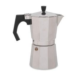 Espresso Maker Bellanapoli 9 Tassen Alu natur