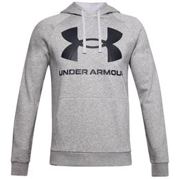 Under Armour Rival Fleece Big Logo Hoodie (Sale) mod grey light heather, Gr&ouml;&szlig;e S