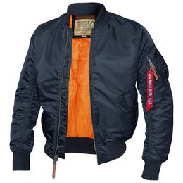 Alpha Industries MA-1 VF 59 Bomberjacke repl.-blue, Gr&ouml;&szlig;e XL