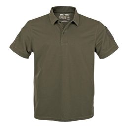 Mil-Tec Tactical Quick Dry Polo Shirt oliv, Gr&ouml;&szlig;e XL