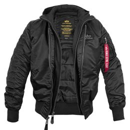 Alpha Industries MA-1 D-Tec SE Fliegerjacke black/black, Größe S