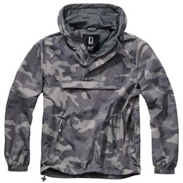 Brandit Summer Windbreaker grey camo, Größe 4XL