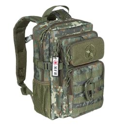 MFH Kids US Rucksack Assault Youngster flecktarn