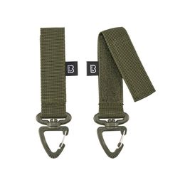 Brandit Belt and Molle Loop Carabiner 2er Pack oliv