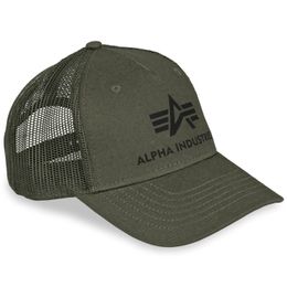 Alpha Industries Basic Trucker Cap dark green