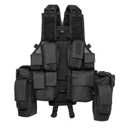 Brandit Tactical Weste schwarz