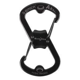 Nite Ize Stainless Bottle Opener S-Biner Karabiner schwarz