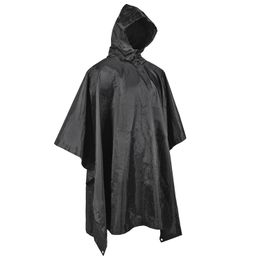 Mil-Tec Regenponcho Basic Ripstop schwarz