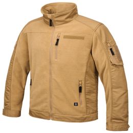 Brandit Fleecejacke Ripstop camel, Gr&ouml;&szlig;e 7XL
