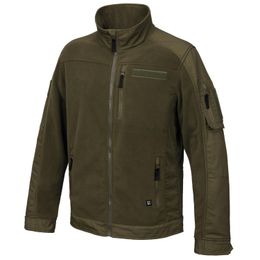 Brandit Fleecejacke Ripstop oliv, Gr&ouml;&szlig;e XXL