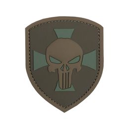 Rubber Patch Punisher Kreuz coyote