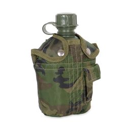 Mil-Tec US Feldflasche mit H&uuml;lle woodland