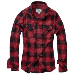 Brandit Amy Flanell Shirt Girls schwarz/rot Gr&ouml;&szlig;e 3XL