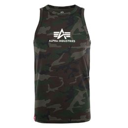 Alpha Industries Basic Alpha Tank (Sale) woodland camo, Gr&ouml;&szlig;e XL