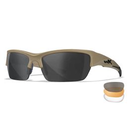 Valor 2.5 Taktische Brille mit 3 Gl&auml;sern tan