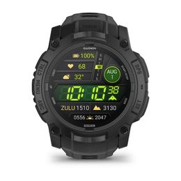 Garmin Smartwatch Instinct 3 Tactical AMOLED, schwarz, Gehäusegröße 50 mm