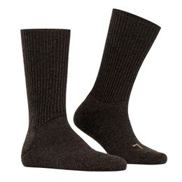 Falke Walkie Ergo Unisex Bootsocken dunkelbraun, Gr&ouml;&szlig;e 39-41