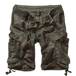 Brandit Basic Vintage Shorts Cargo (Sale) woodland, Gr&ouml;&szlig;e 7XL