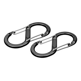 Origin Outdoors Zubeh&ouml;rkarabiner S-Form 2er Set schwarz