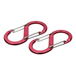 Origin Outdoors Zubeh&ouml;rkarabiner S-Form 2er Set rot