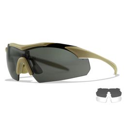 Vapor 2.5 Taktische Brille mit 2 Gl&auml;sern tan