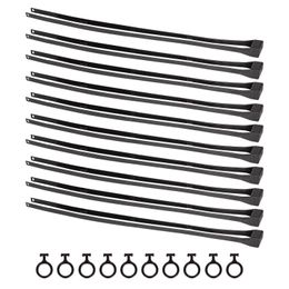MFH Kunststoffhandschellen 10er Pack Double Flex 55 x 1.25 cm
