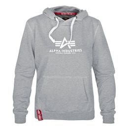 Alpha Industries New Basic Hoody Wmn (Sale) grey heather, Gr&ouml;&szlig;e XS