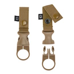 Brandit Belt and Molle Loop Bottle Holder 2er Set camel