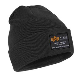 Alpha Industries Crew Beanie (Sale) schwarz