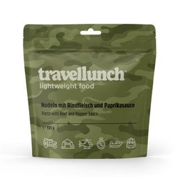 Travellunch Hauptmahlzeit Nudeln mit Rindfleisch und Paprikaso&szlig;e