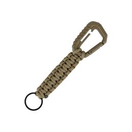 Taktischer Paracord Schl&uuml;sselanh&auml;nger coyote