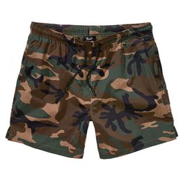 Brandit Swimshorts Basic woodland, Gr&ouml;&szlig;e S