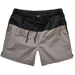 Brandit Swimshorts Basic schwarz/grau, Gr&ouml;&szlig;e XL