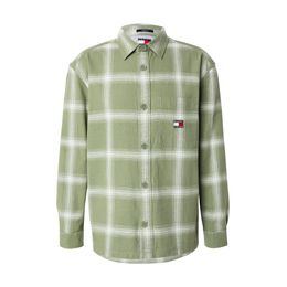 Tommy Jeans Button Up Shirt male Green size M