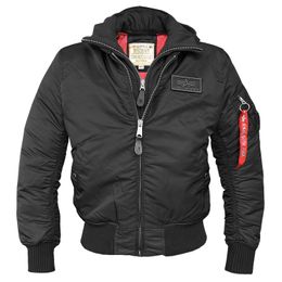 Alpha Industries MA-1 D-Tec Bomberjacke schwarz, Gr&ouml;&szlig;e XL