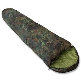 MFH Mumienschlafsack mit Packsack flecktarn